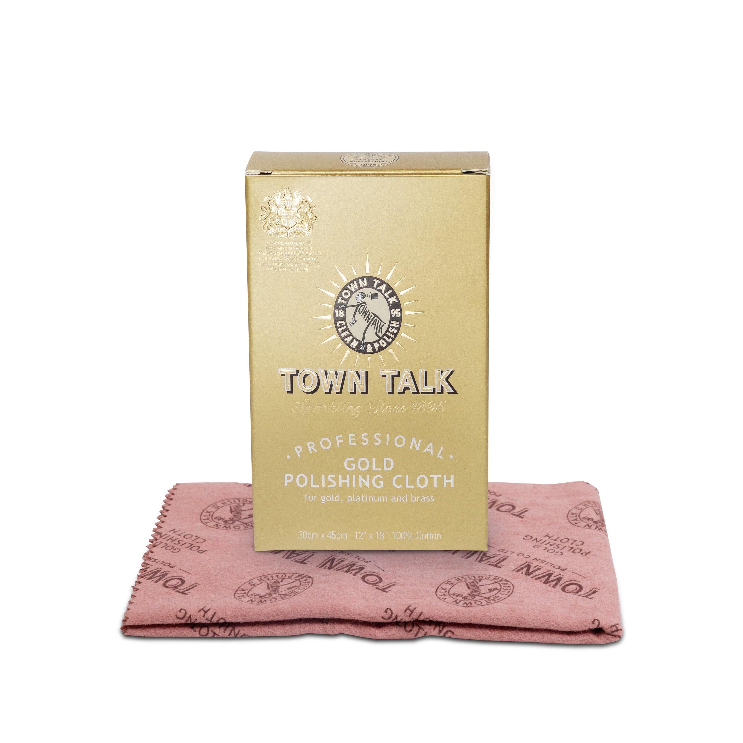 Town Talk Gold Polishing Cloth - large – Aspiring Jewellers Wanaka